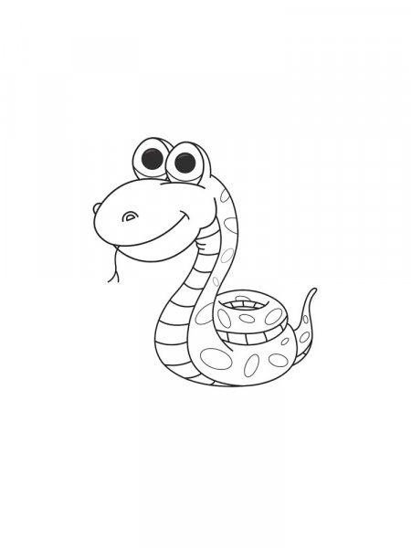 Snake coloring pages