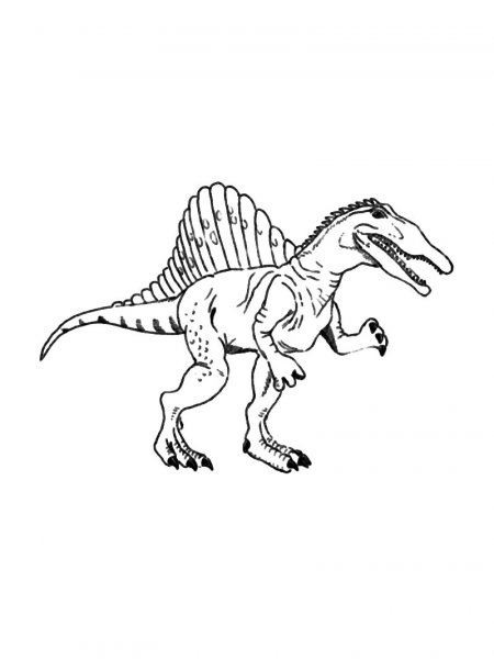 Spinosaurus coloring pages