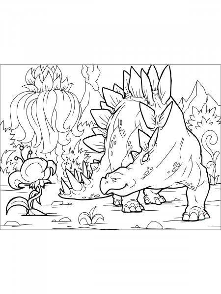 Stegosaurus coloring pages