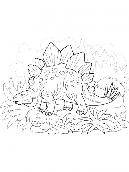 Stegosaurus coloring pages