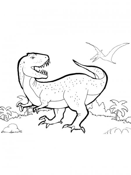 Tarbosaurus coloring pages