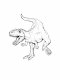 Tarbosaurus coloring pages