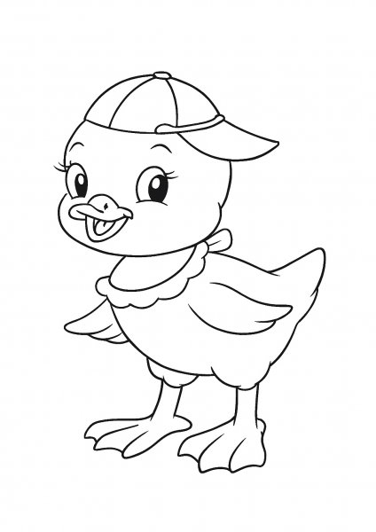 Baby Chick coloring pages