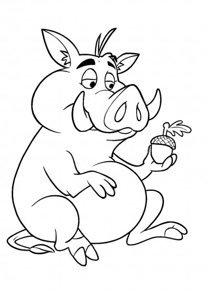 Boar coloring pages