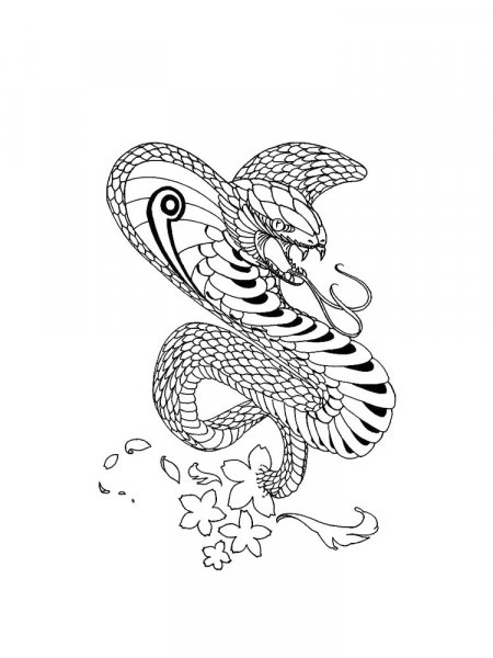 Cobra coloring pages