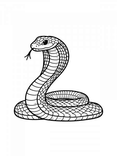 Cobra coloring pages