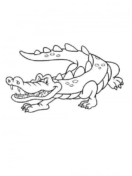 Crocodile Coloring Pages – 40+ Free Coloring Sheets