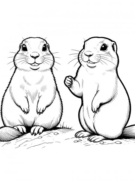 Gopher coloring pages