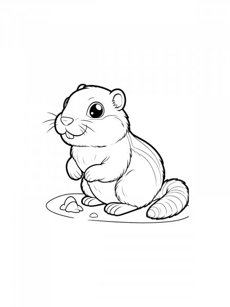 Gopher coloring pages