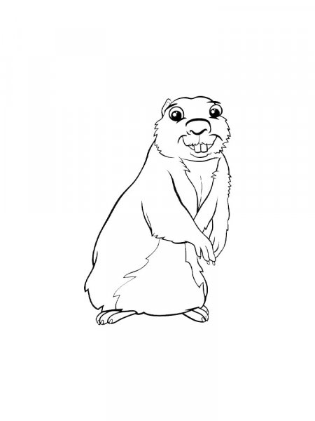 Gopher coloring pages