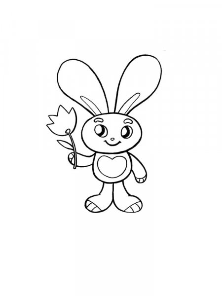 Hare coloring pages