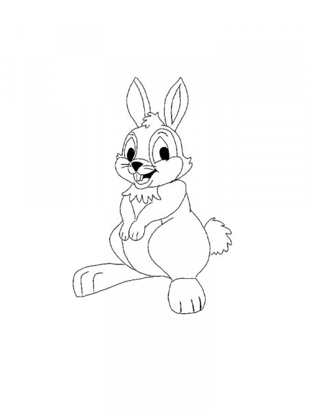Hare coloring pages
