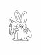 Hare coloring pages