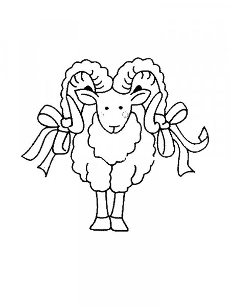 Ram coloring pages