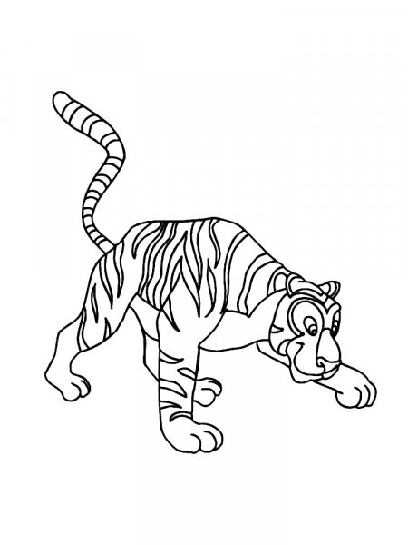 Tiger coloring pages