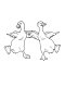 Goose coloring pages