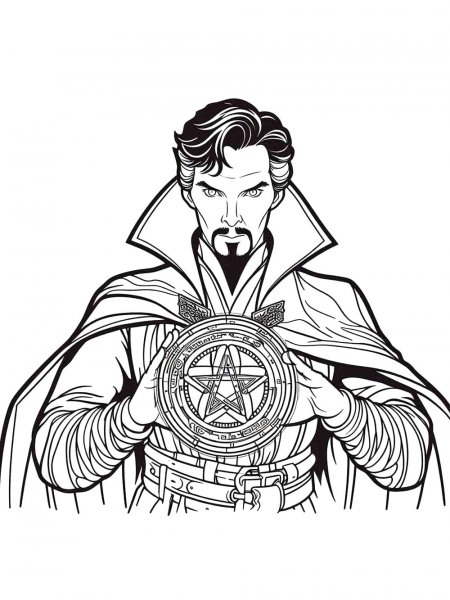 Dr. Strange coloring pages