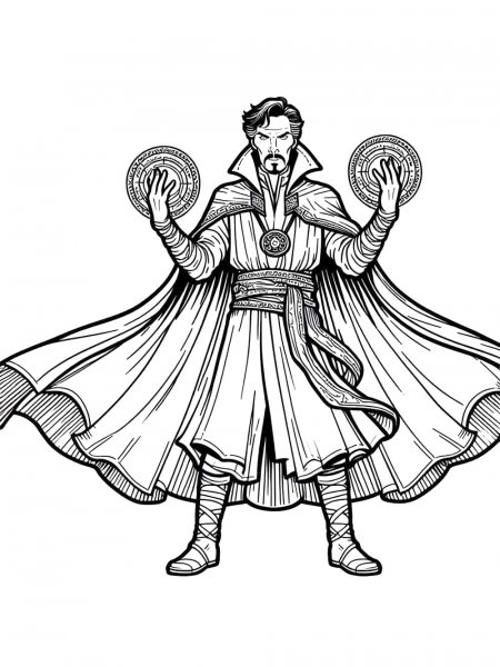 Dr. Strange coloring pages