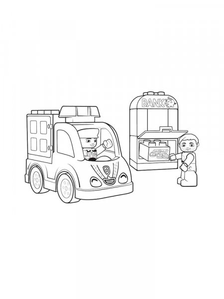 Lego Duplo coloring pages