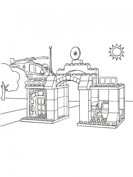 Lego Duplo coloring pages