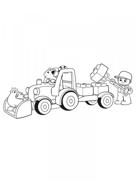 Lego Duplo coloring pages
