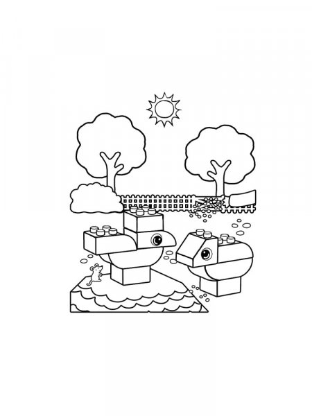 Lego Duplo coloring pages