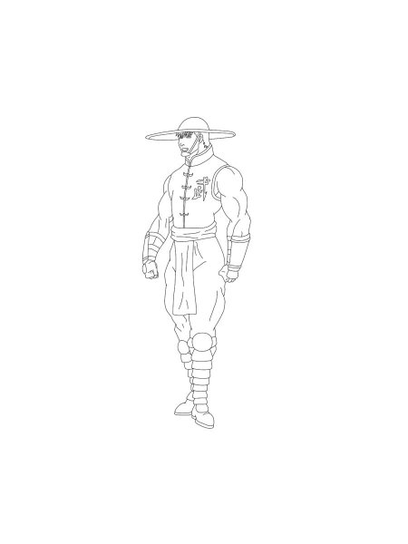 Mortal Kombat coloring pages