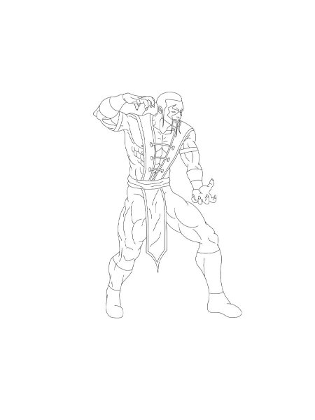 Mortal Kombat coloring pages