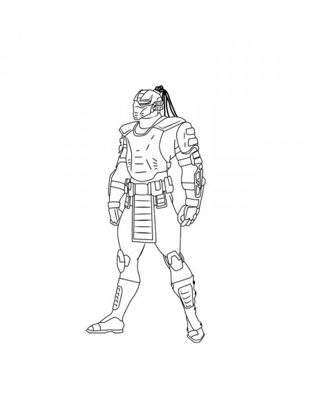 Mortal Kombat coloring pages