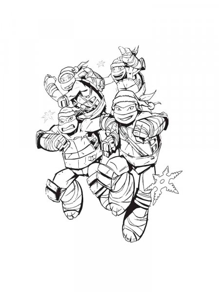 Teenage Mutant Ninja Turtles coloring pages