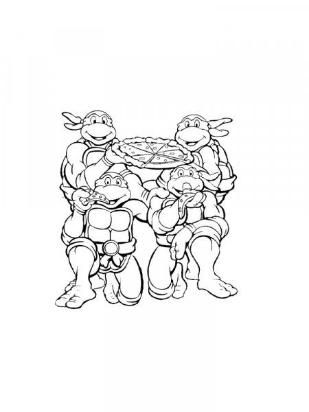 Teenage Mutant Ninja Turtles coloring pages