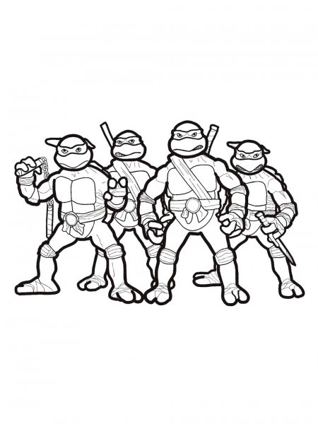 Teenage Mutant Ninja Turtles coloring pages