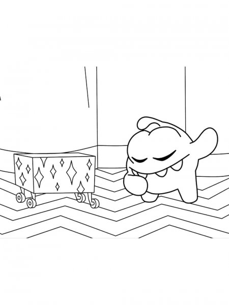 Om Nom coloring pages