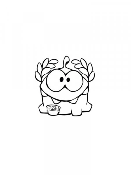 Om Nom coloring pages