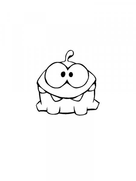 Om Nom coloring pages