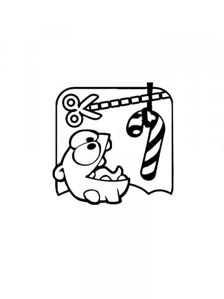 Om Nom coloring pages