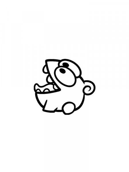 Om Nom coloring pages