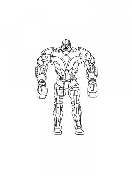 Real Steel coloring pages