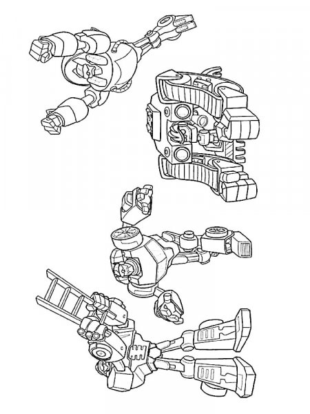 Rescue Bots coloring pages