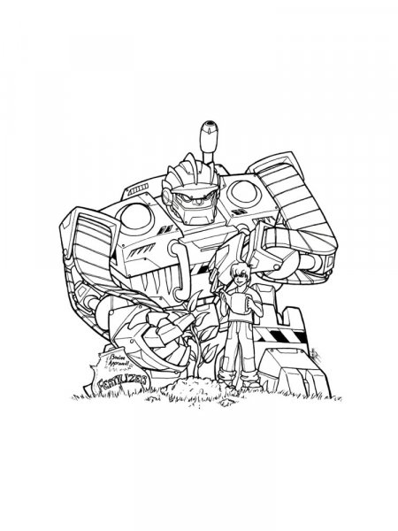 Rescue Bots coloring pages
