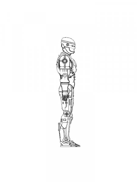 Robocop coloring pages
