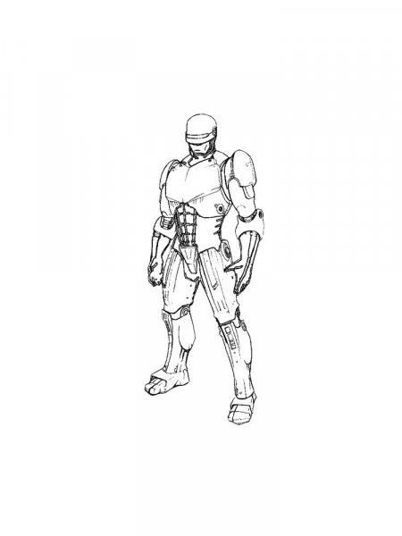Robocop coloring pages