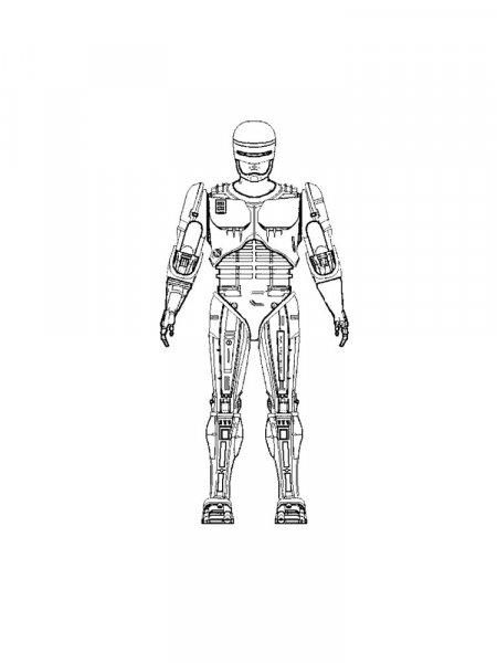 Robocop coloring pages