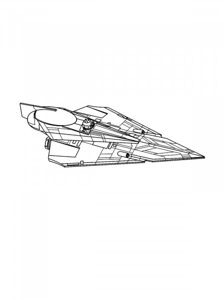 Starship coloring pages