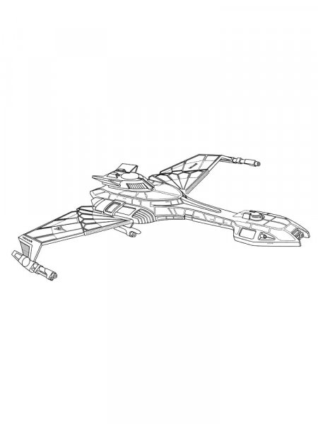 Starship coloring pages