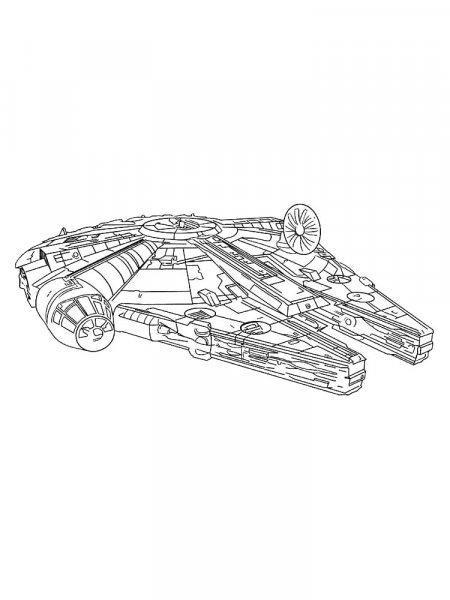 Starship coloring pages