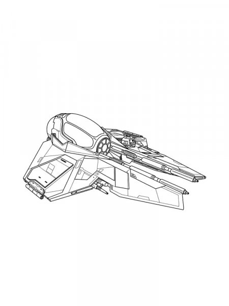 Starship coloring pages