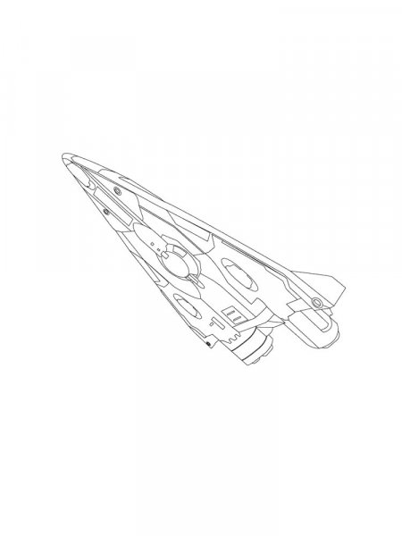 Starship coloring pages