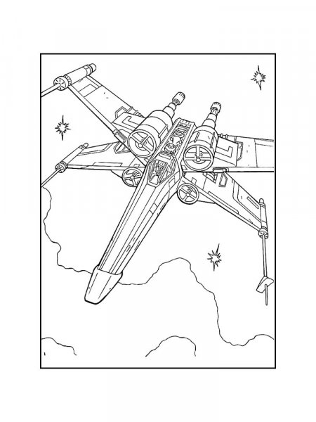 Starship coloring pages