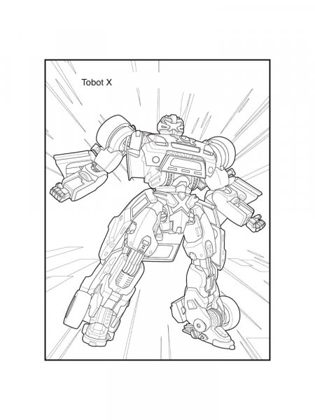 Tobot coloring pages